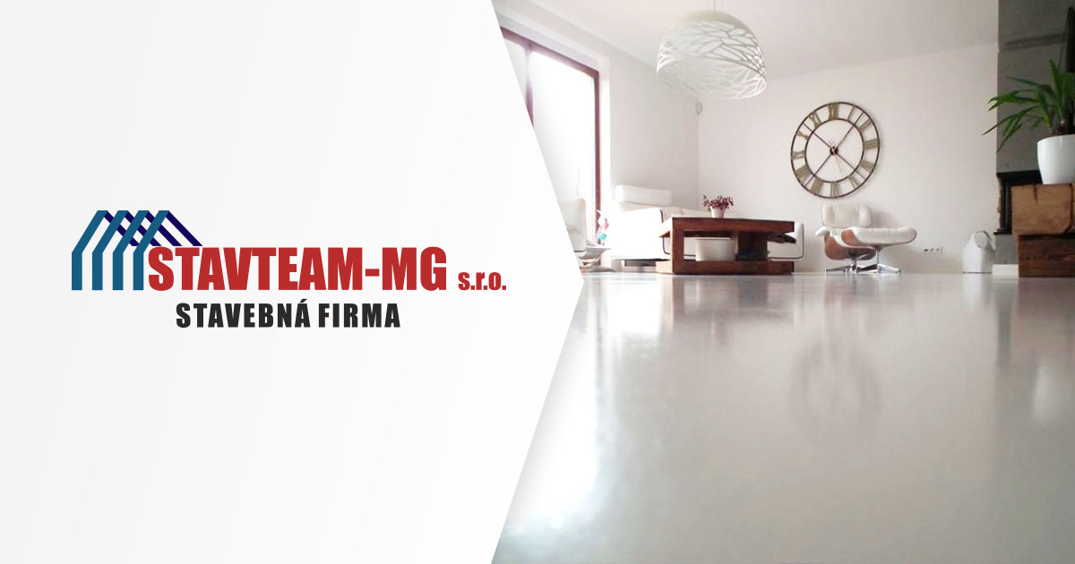 Liate podlahy | STAVTEAM-MG